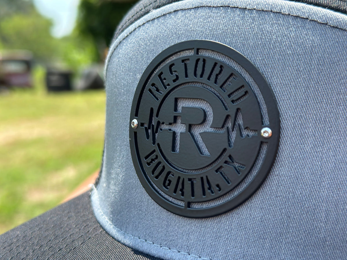 RESTORED Logo Metal Badge Caps – KRAVENED KUSTOMS