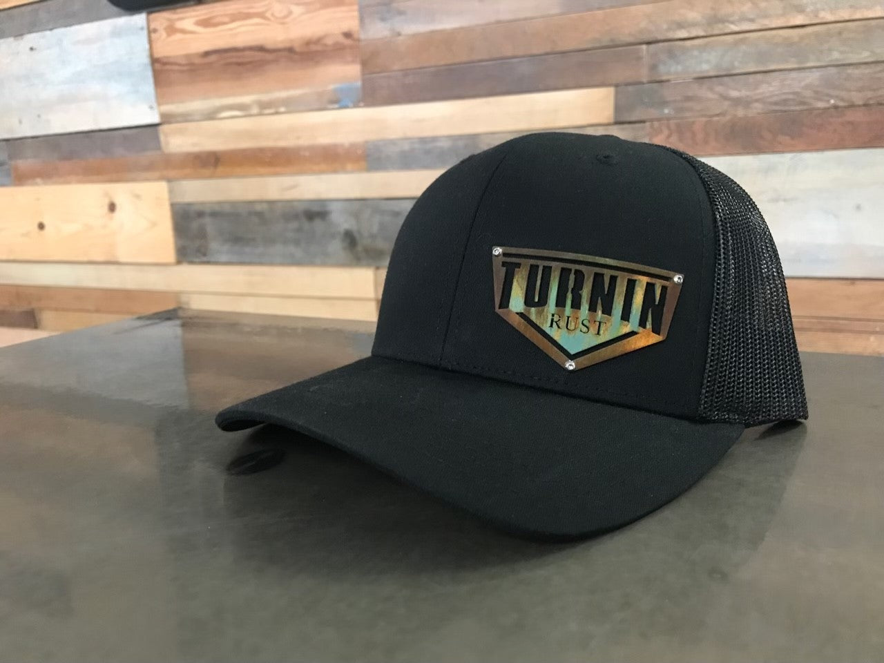Turnin Rust METAL "Rusty Logo" Badge Caps – KRAVENED KUSTOMS